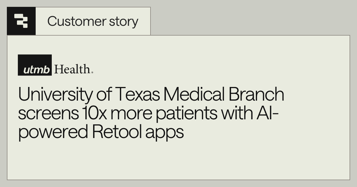 Retool | University of Texas Medical Branch